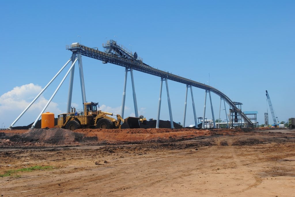 Barge Loading conveyor system for Arutmin, Indonesia. - Curve ...